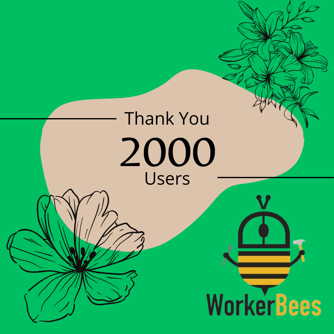 Celebrating 2000 Users: A Milestone in Empowering Digital WorkerBees! - Digital WorkerBees